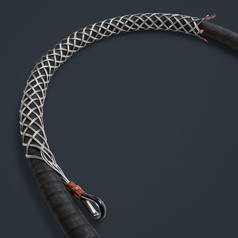Offset Eye Cable Stockings > WireAid
